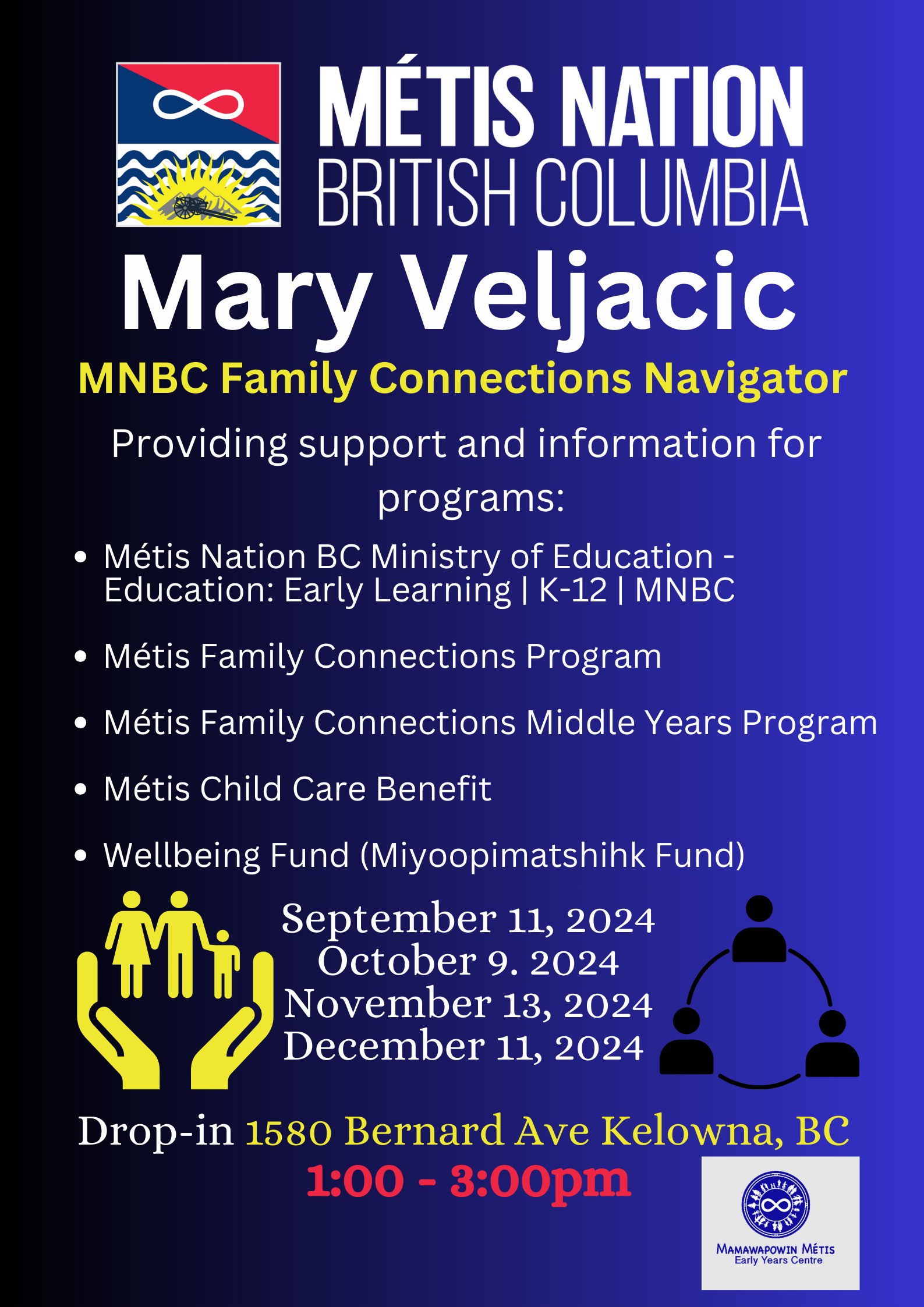 Mary Veljacic MNBC Family Connections Navigator - Métis Community ...